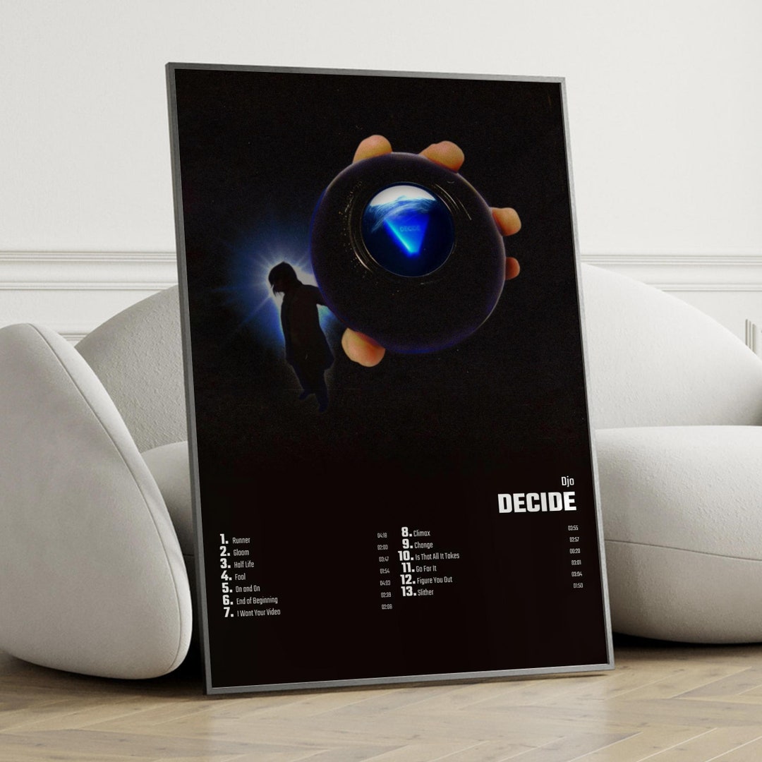 Djo Decide Album Cover Poster Wall Art Djo Decide - Etsy