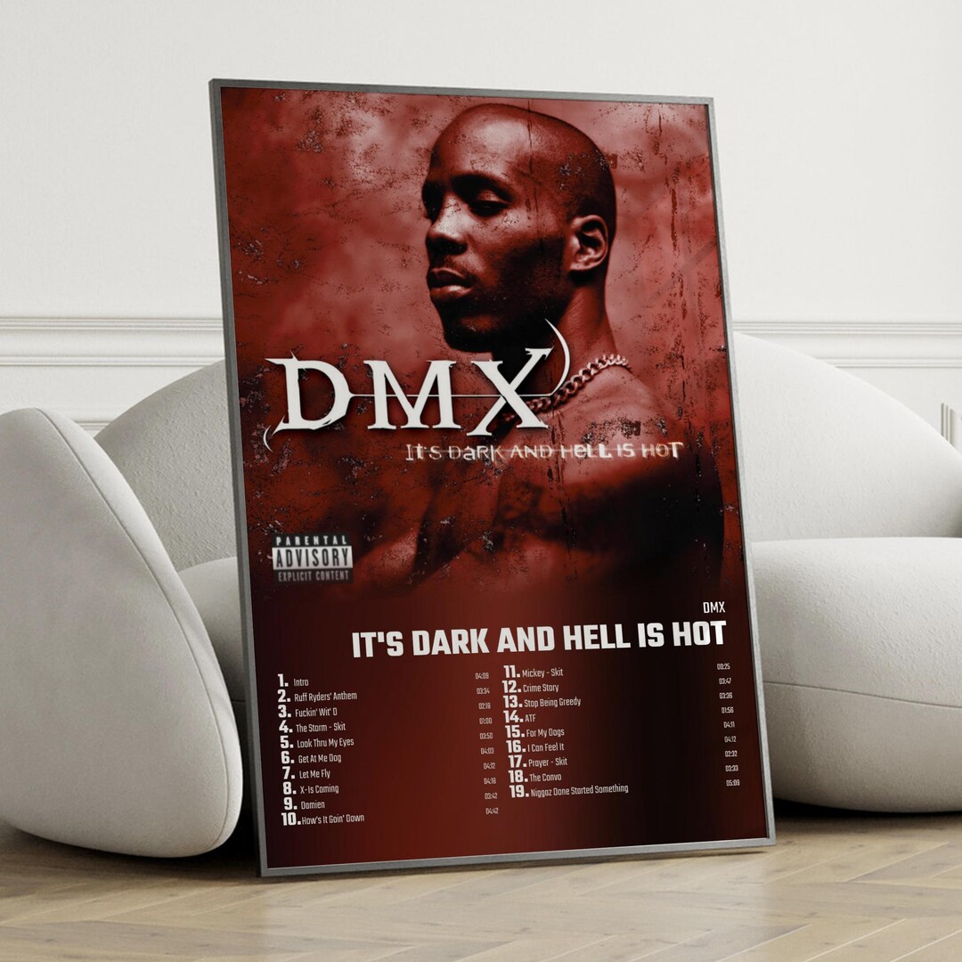 Dmx It's Dark and Hell is Hot Album Cover Poster Wall - Etsy