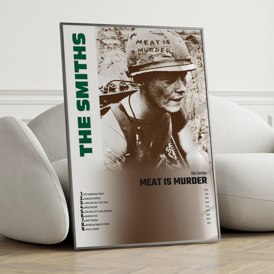 The Smiths Meat is Murder Album Cover Poster Wall Art the - Etsy