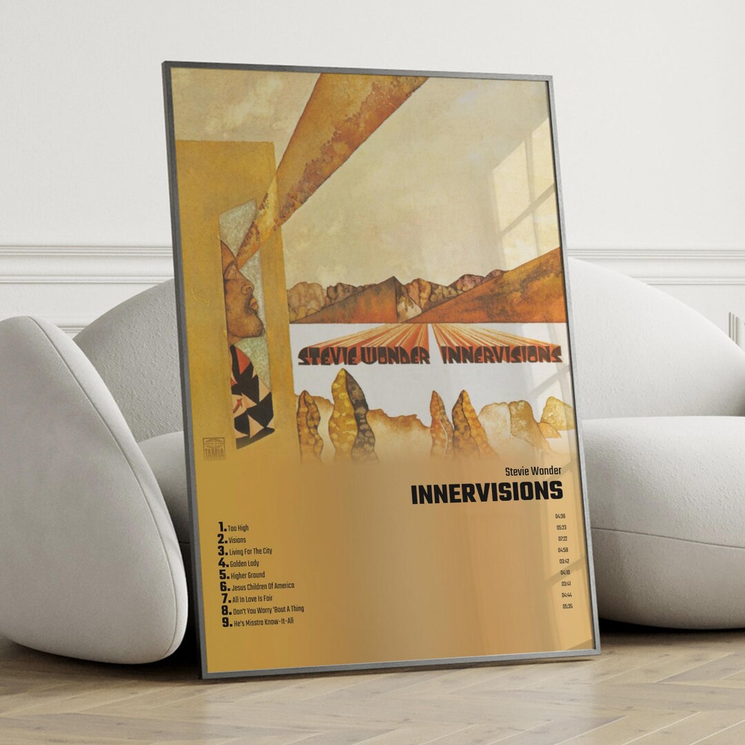 Stevie Wonder Innervisions Album Cover Poster Wall Art - Etsy