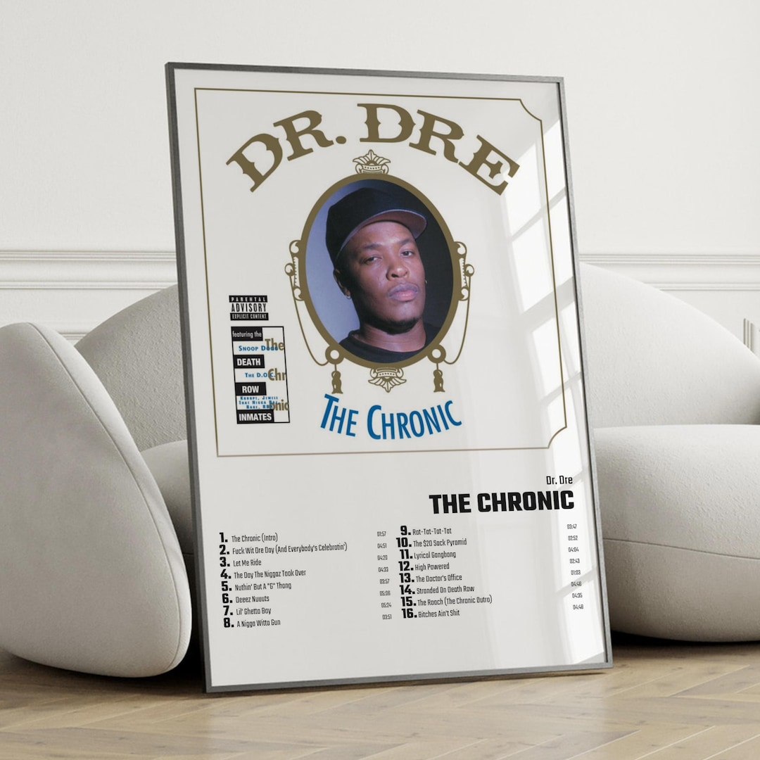 Dr Dre the Chronic Album Cover Poster Wall Art Dr Dre the - Etsy