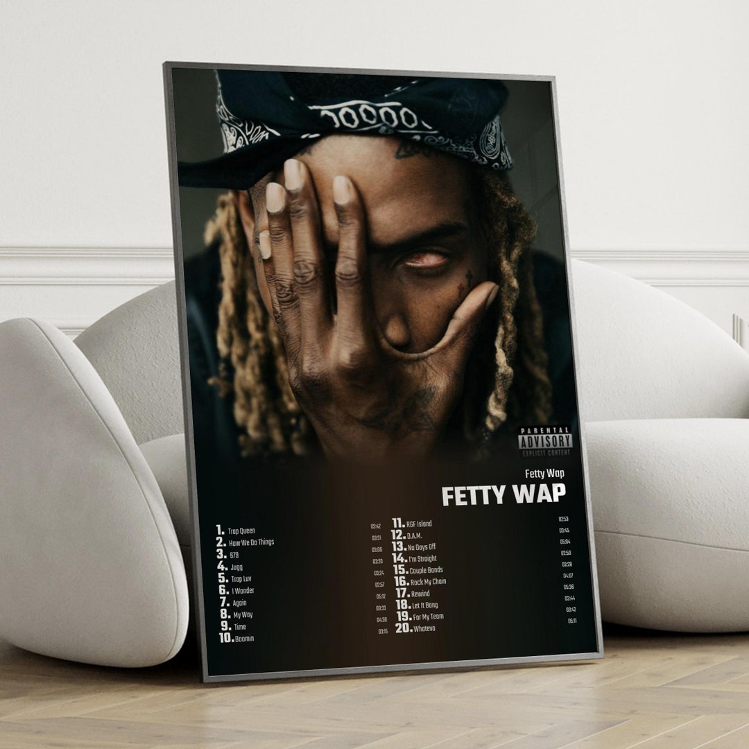 Fetty Wap Fetty Wap Album Cover Poster Wall Art Fetty Wap - Etsy