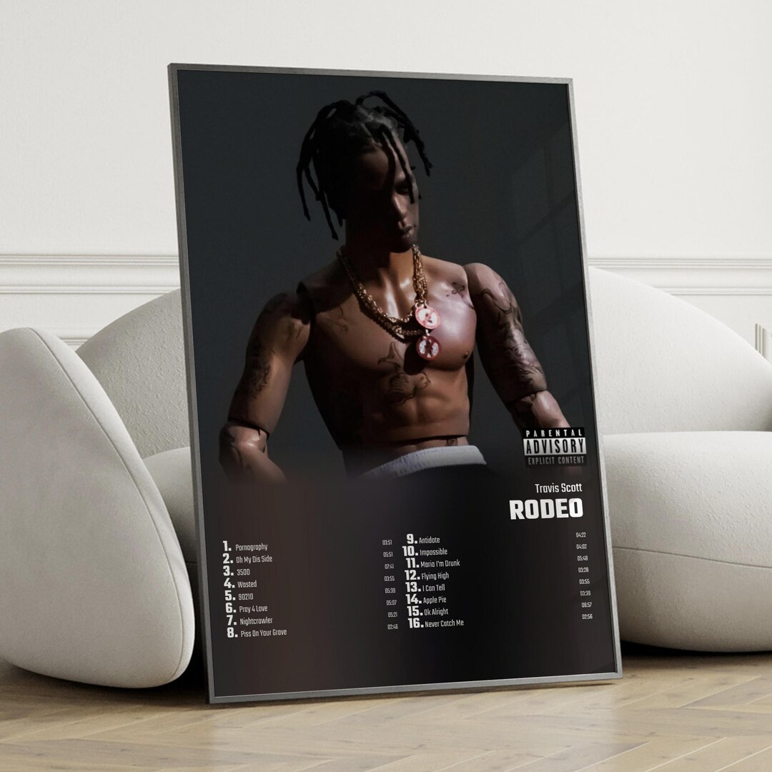Travis Scott Rodeo Album Cover Poster Wall Art Travis - Etsy