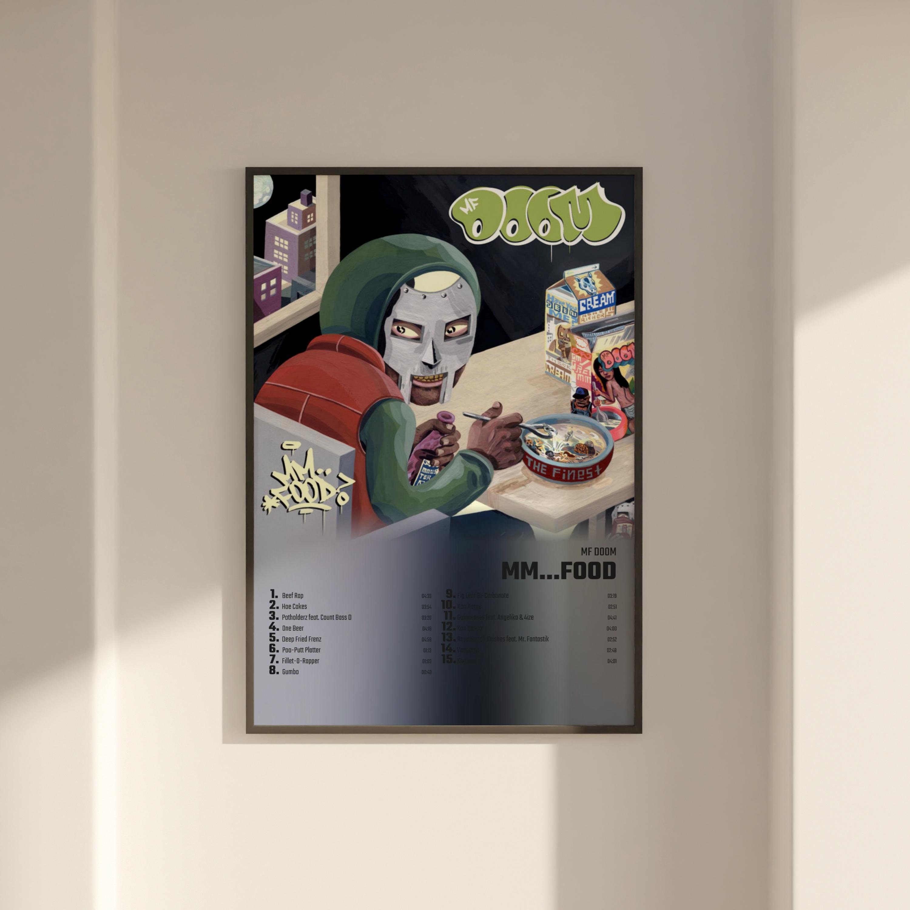 Mf Doom Mm..food Album Cover Poster Wall Art MF DOOM - Etsy