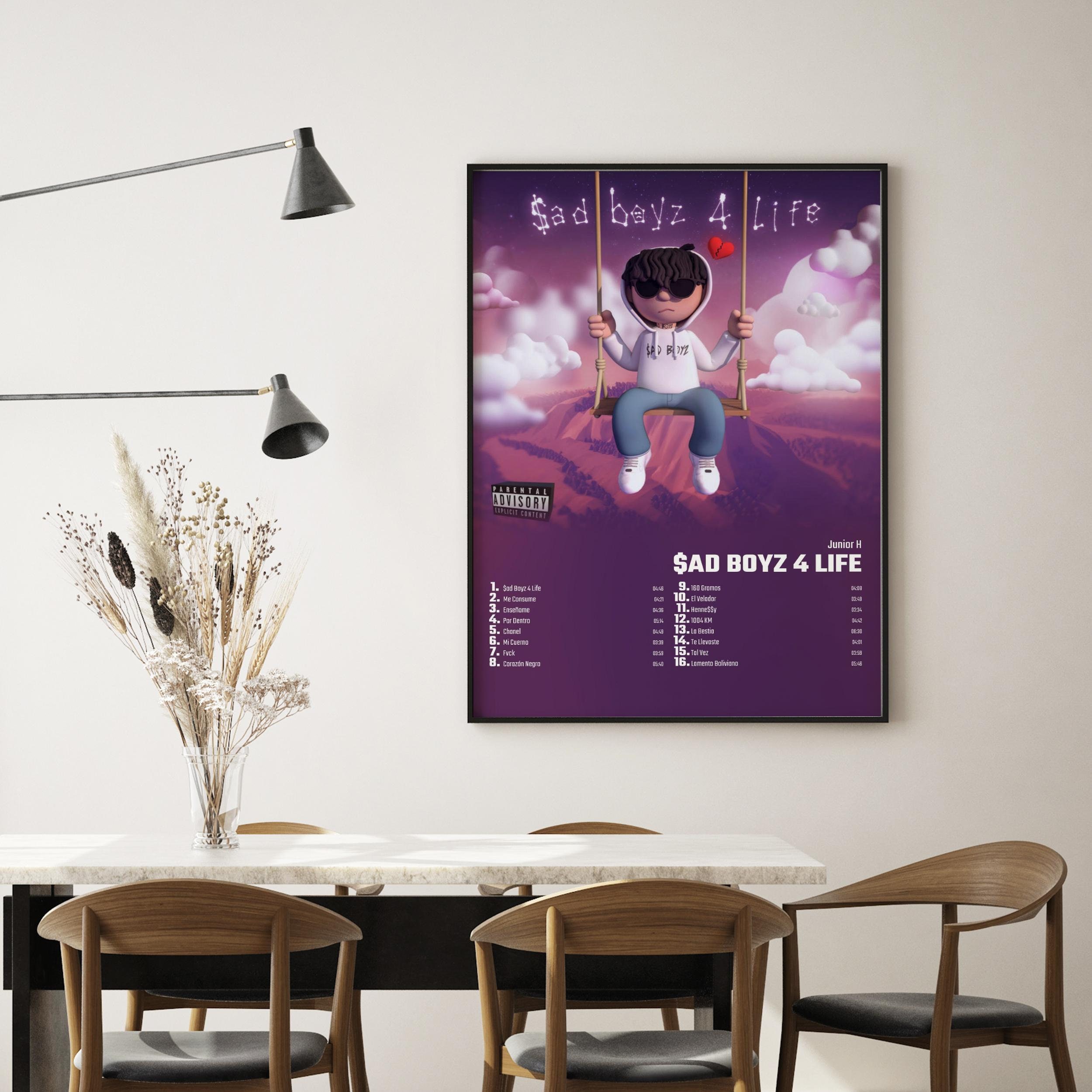 Junior H Sad Boyz 4 Life Album Cover Poster Music Home Decor - Etsy