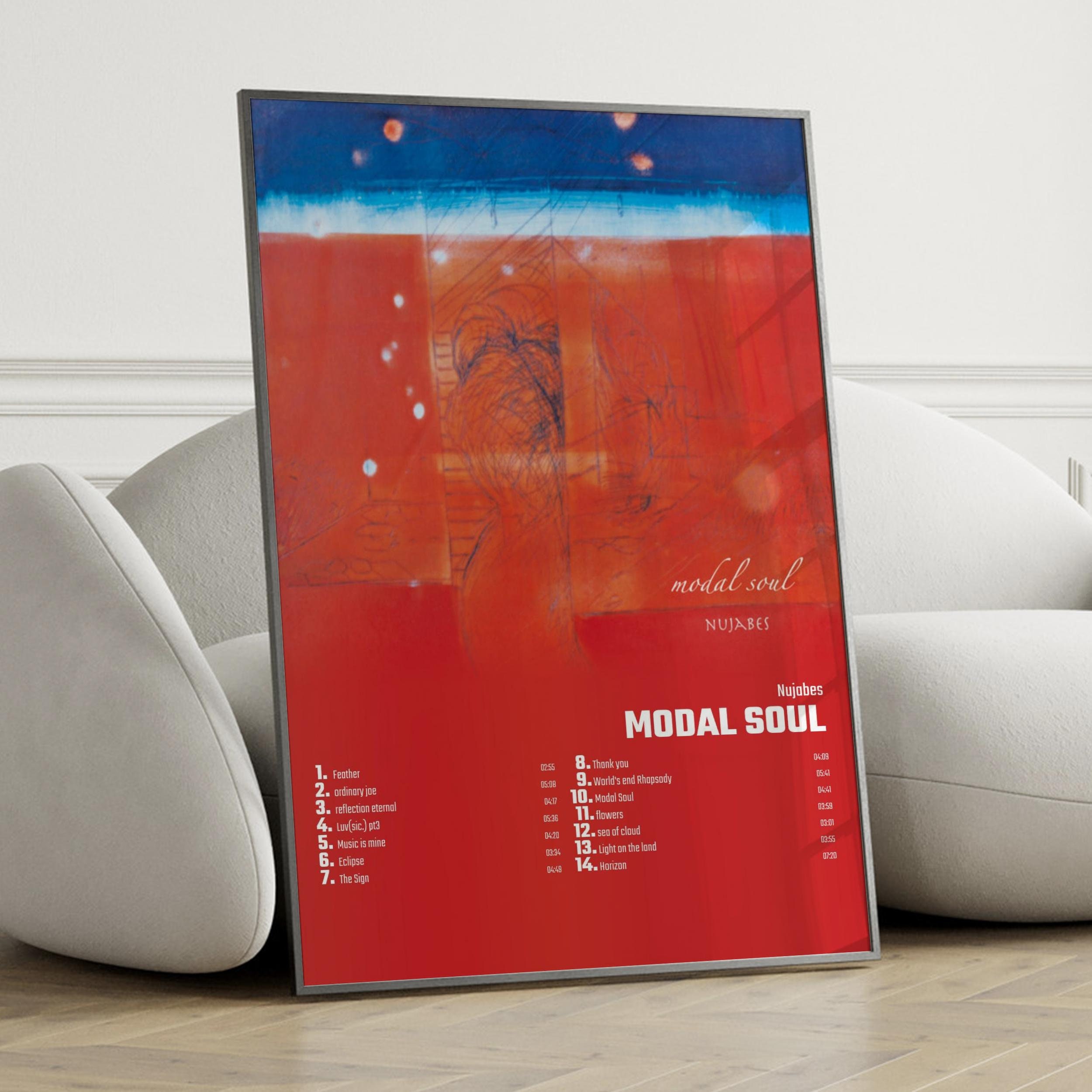 Nujabes Modal Soul Album Cover Poster Wall Art Nujabes - Etsy