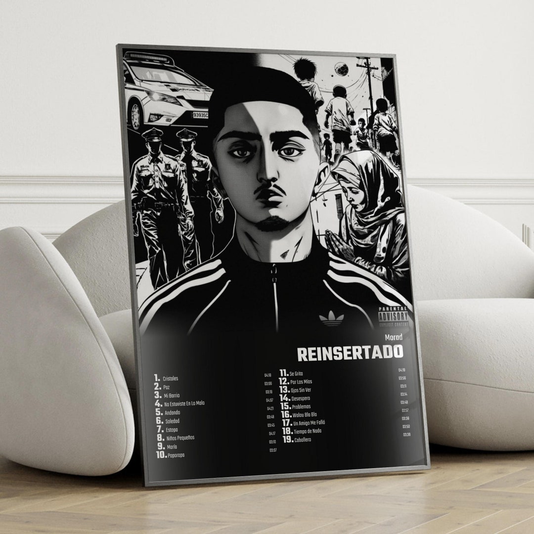 Morad Reinsertado Album Cover Poster Wall Art Morad - Etsy UK