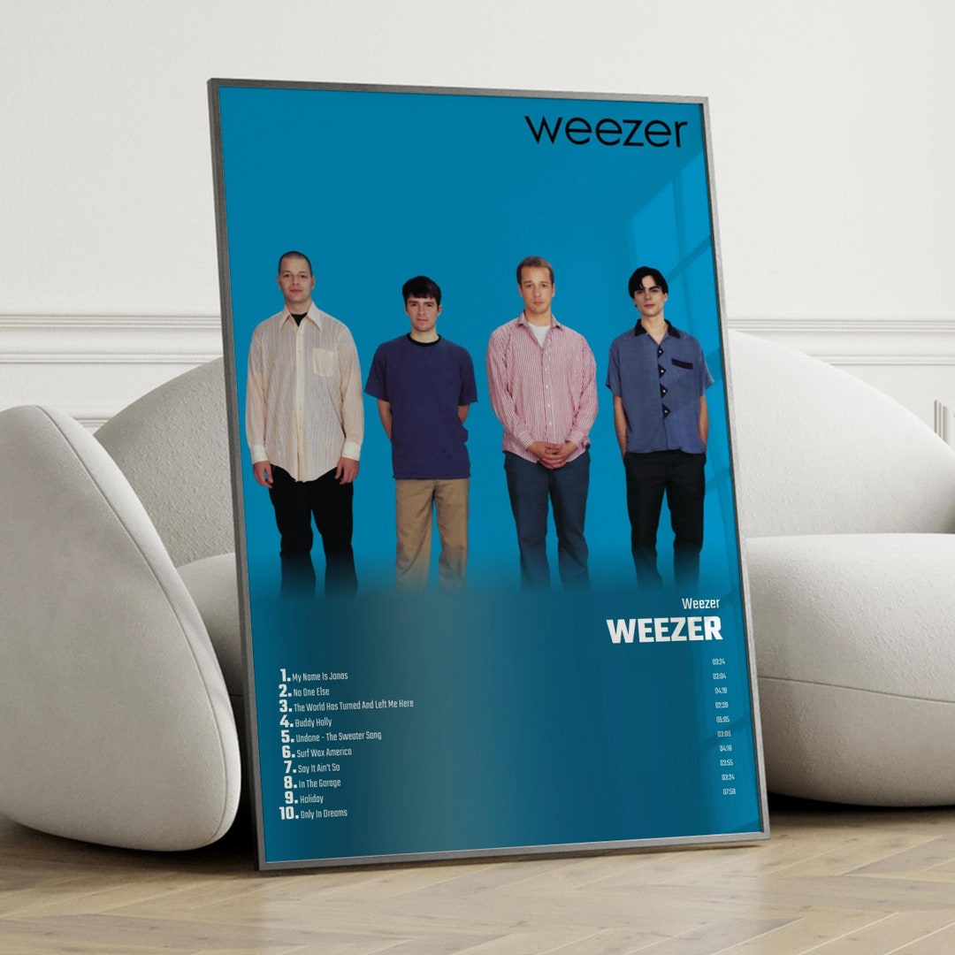 Weezer Weezer Album Cover Poster Wall Art Weezer Weezer - Etsy
