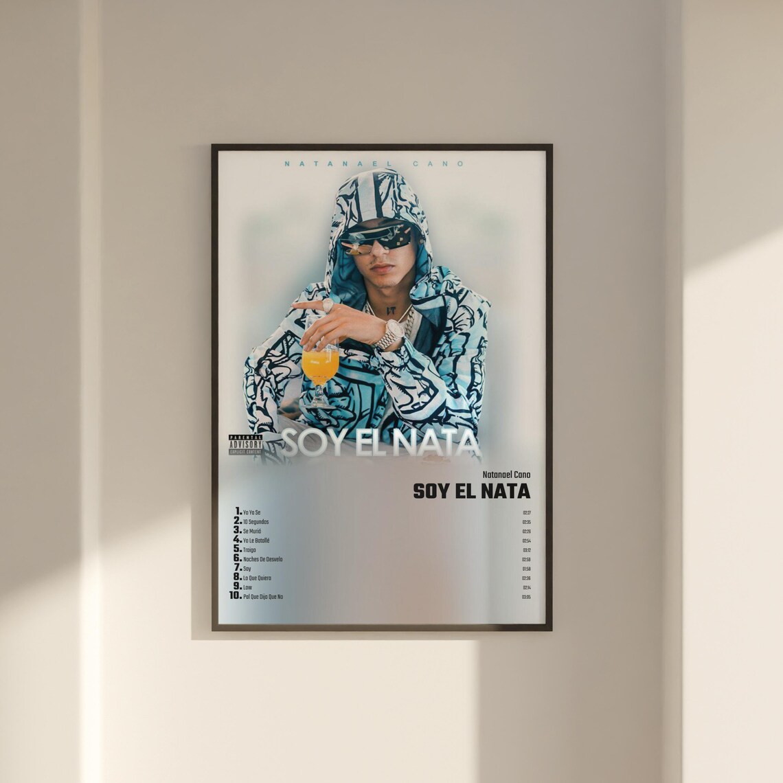Natanael Cano Soy El Nata Album Cover Poster Wall Art - Etsy Canada