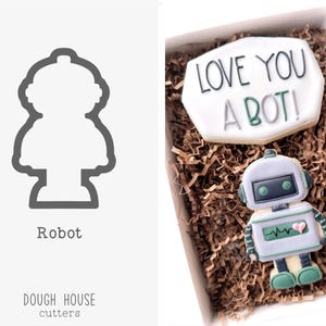 Robot Cookie Cutter - Etsy