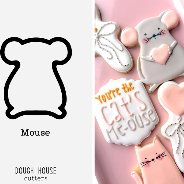 Mouse Cookie Cutter - Etsy