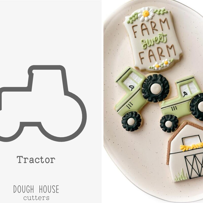 Tractor Cookies - Etsy