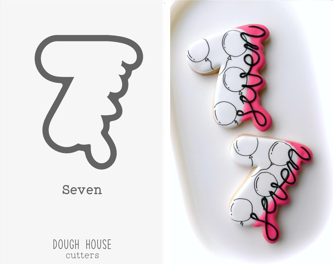 Seven Cookie Cutter - Etsy