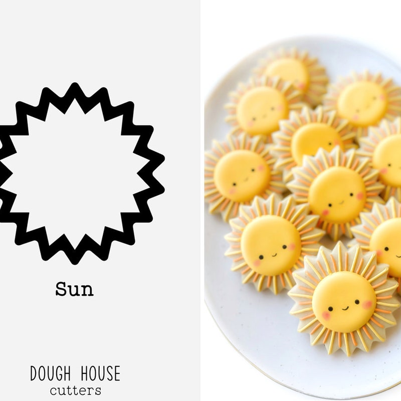 Sunshine Cookie Cutter - Etsy