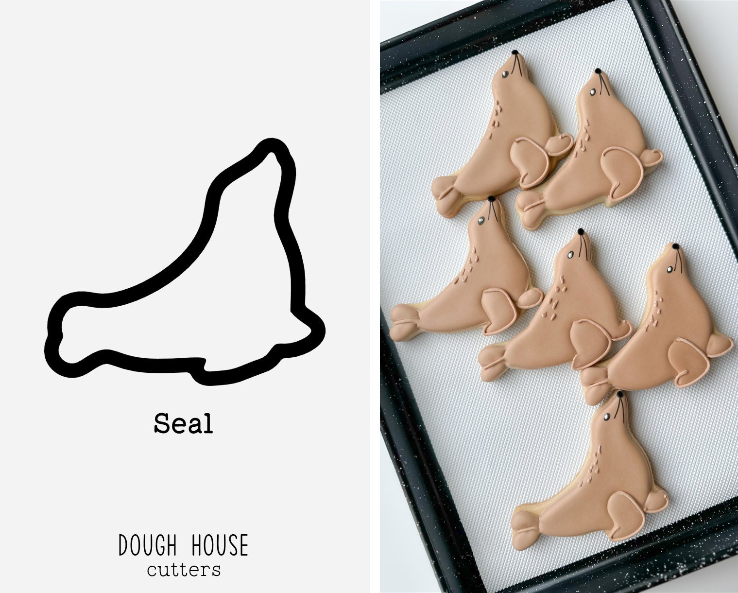 Seal Cookie Cutter - Etsy