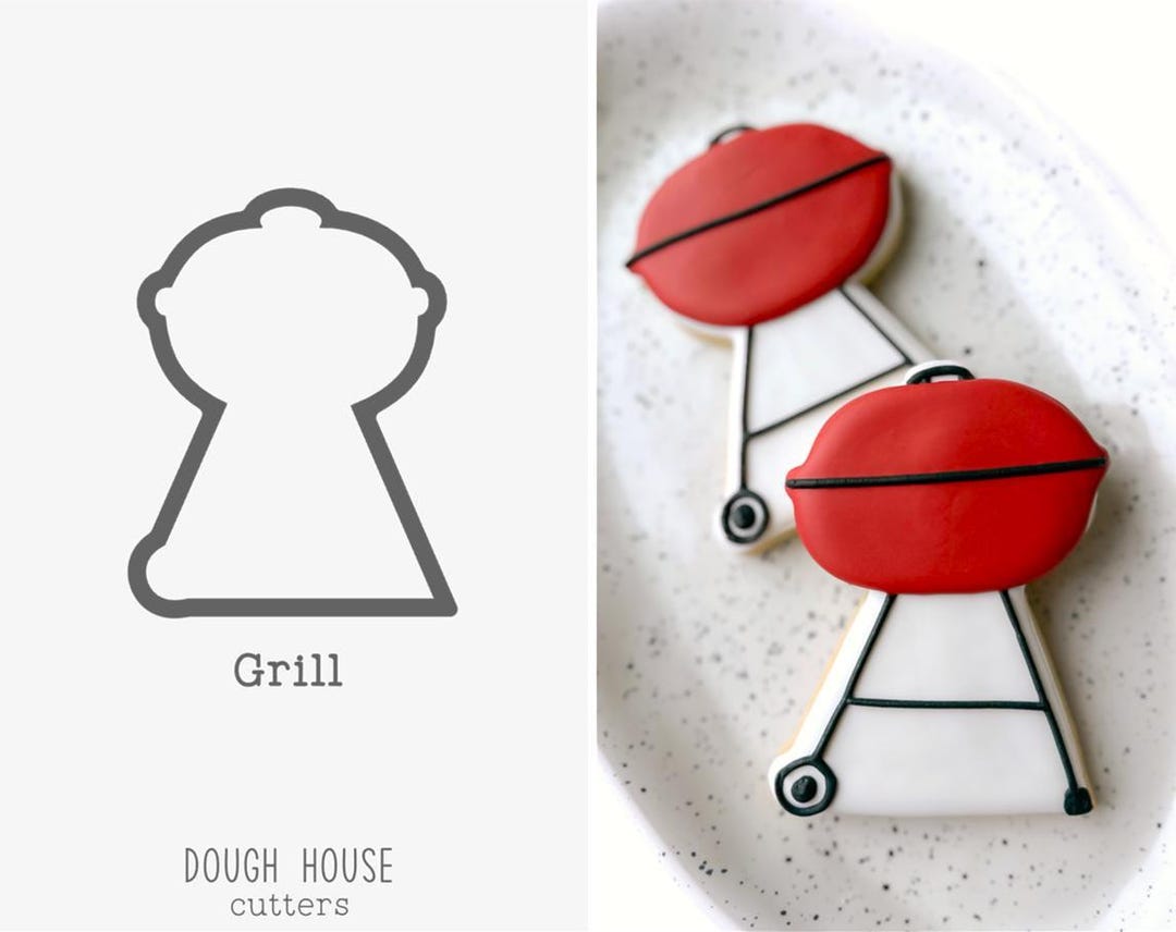 Grill Cookie Cutter - Etsy