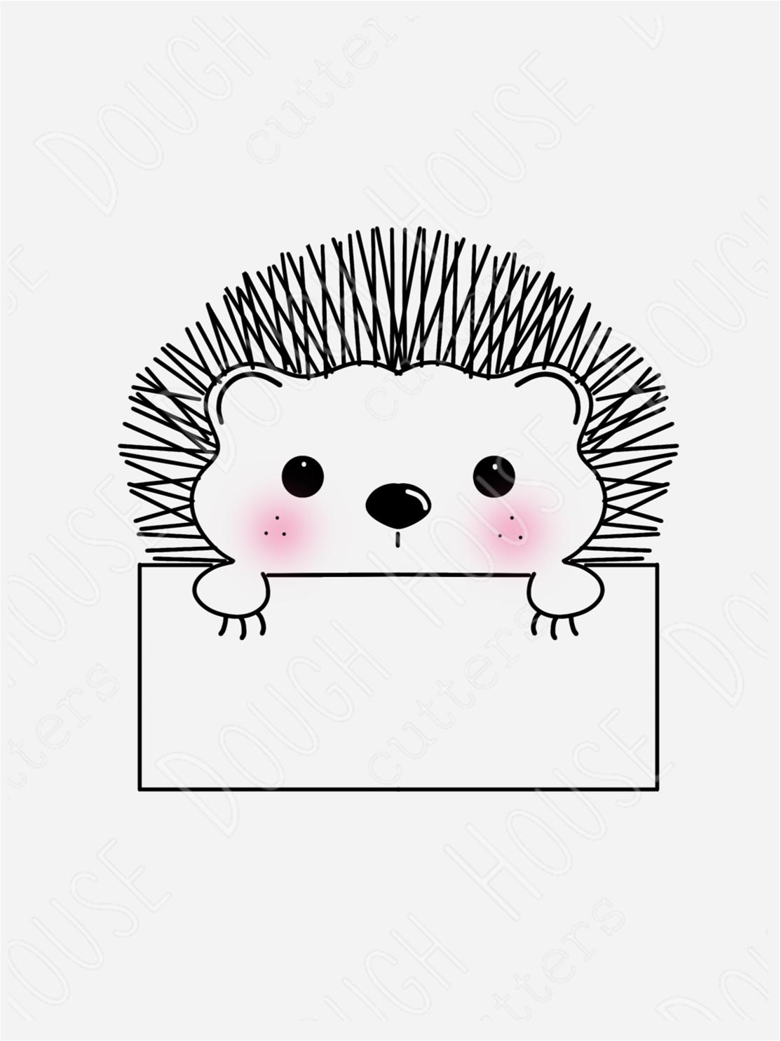Hedgehog Name Plaque Cookie Cutter - Etsy