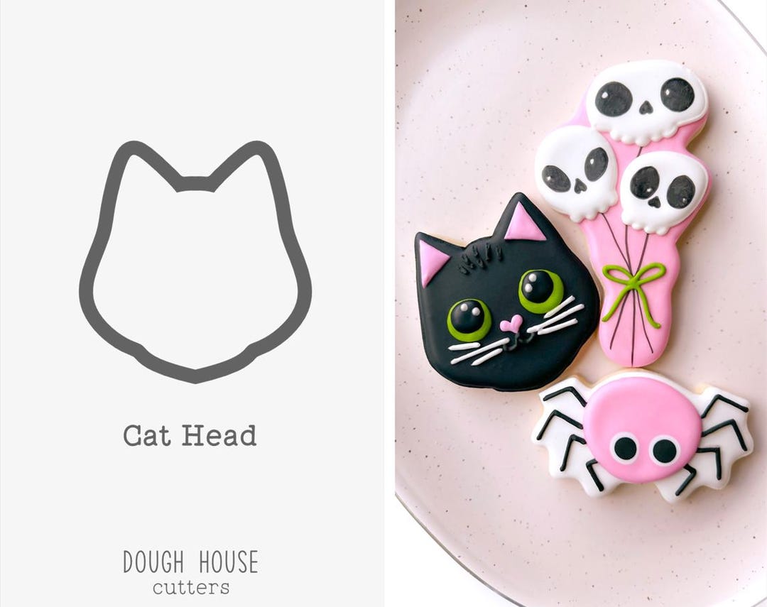 Cat Head Cookie Cutter - Etsy