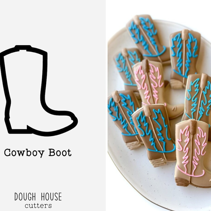Cowboy Boot Cookies - Etsy