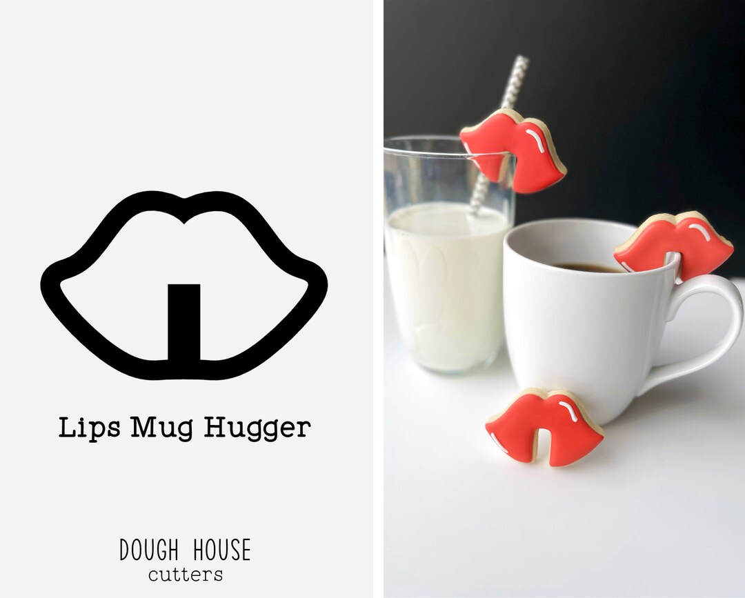 Lips Mug Hugger Cookie Cutter - Etsy