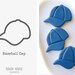 Baseball Cap Cookie Cutter - Etsy