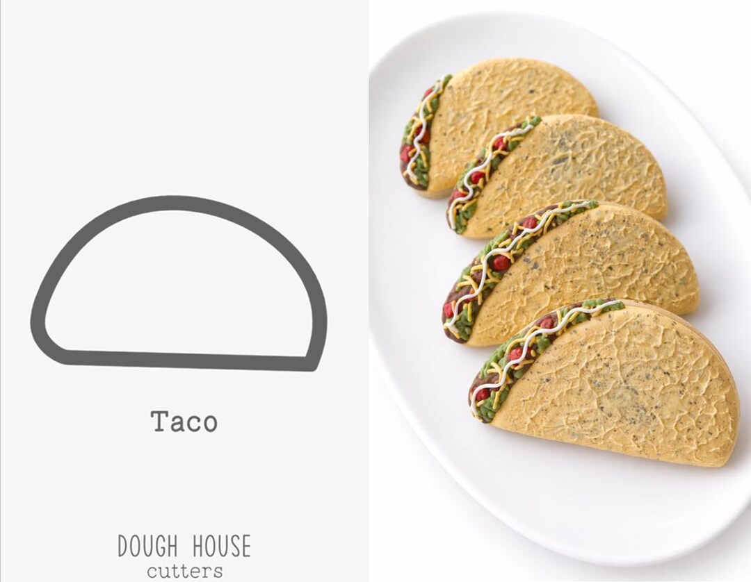 Taco Cookie Cutter - Etsy