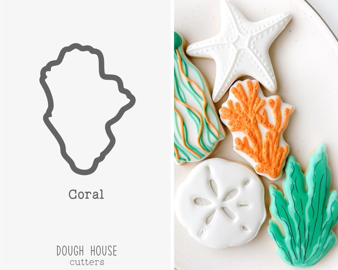 Coral Cookie Cutter - Etsy
