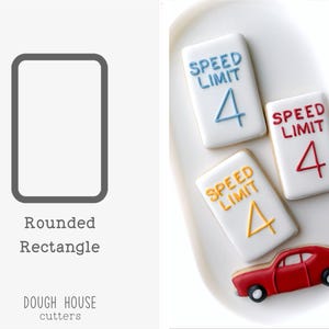 Rounded Rectangle Cookie Cutter - Etsy