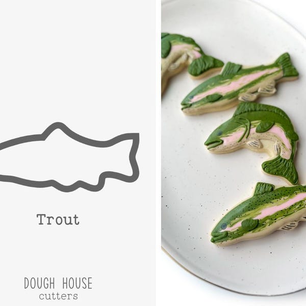 Trout Cookies - Etsy