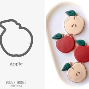 Apple Cookie Cutter - Etsy