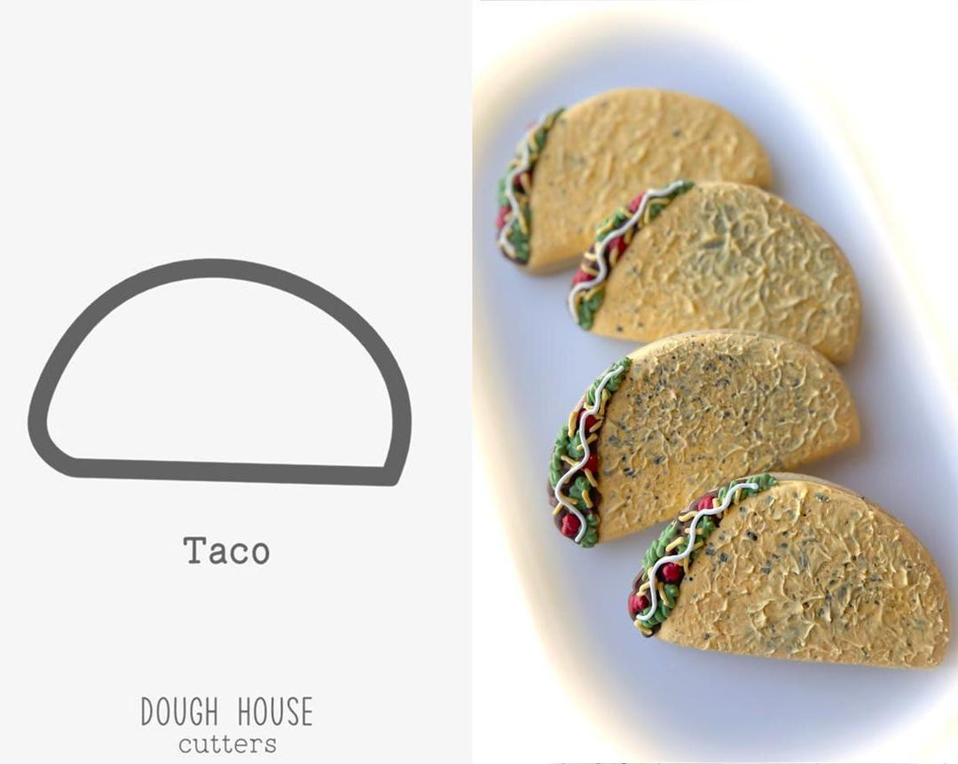 Taco Cookie Cutter - Etsy