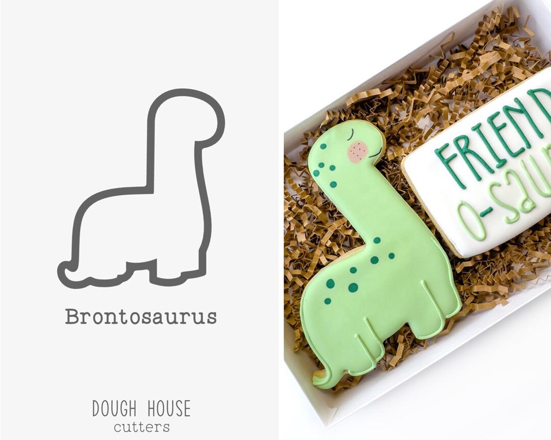 Brontosaurus Cookie Cutter - Etsy