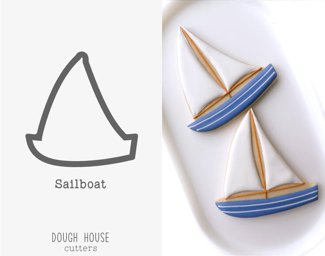 Sailboat Cookie Cutter - Etsy