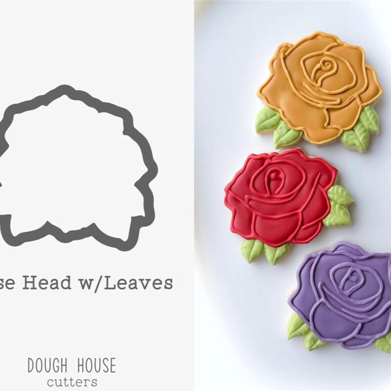Rose Cookie Cutter - Etsy