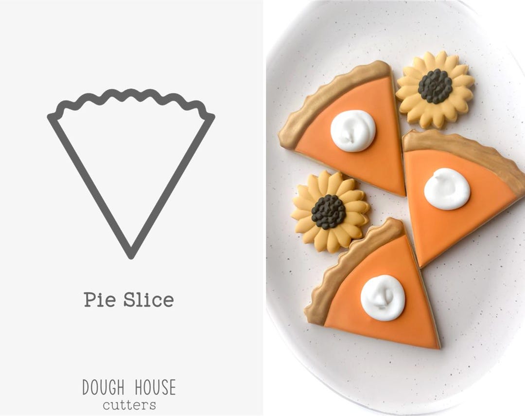 Pie Slice Cookie Cutter Etsy