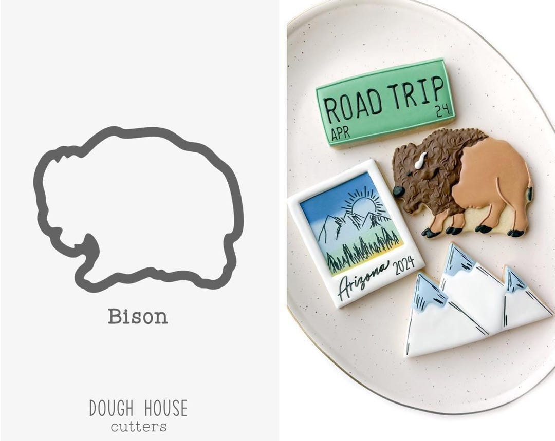 Bison Cookie Cutter - Etsy