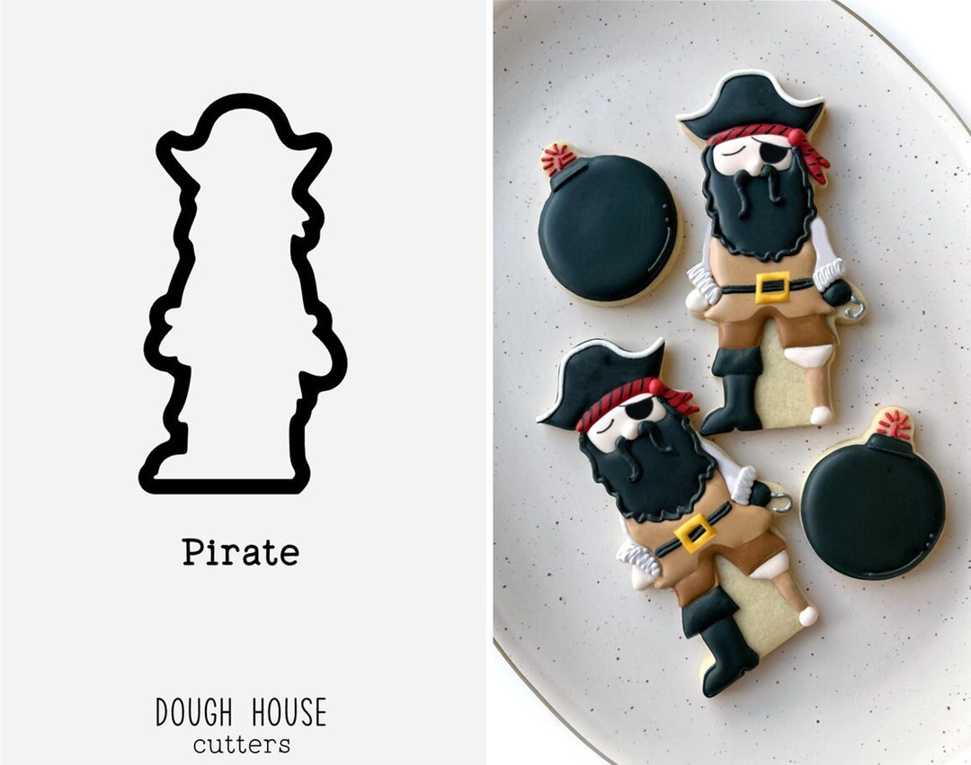 Pirate Cookie Cutter - Etsy