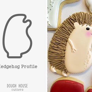 Hedgehog Profile Cookie Cutter - Etsy