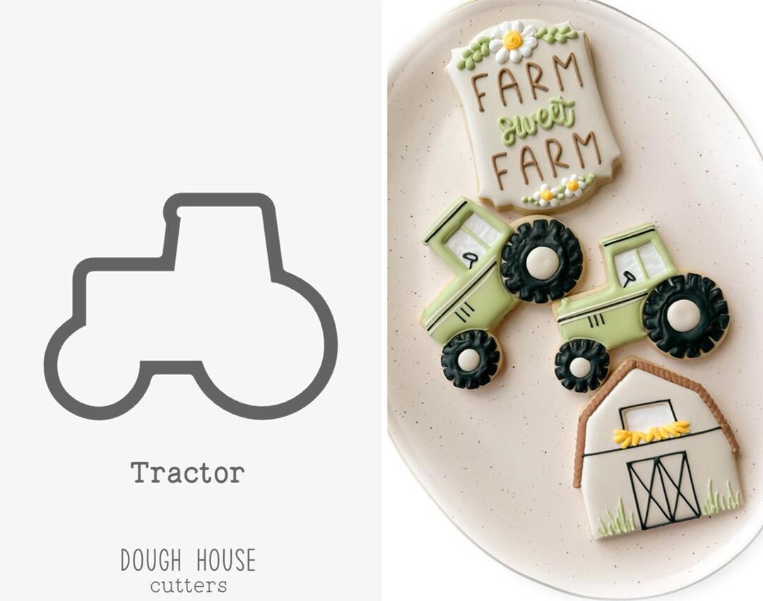 Tractor Cookie Cutter - Etsy