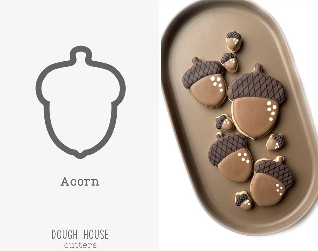 Acorn Cookie Cutter - Etsy