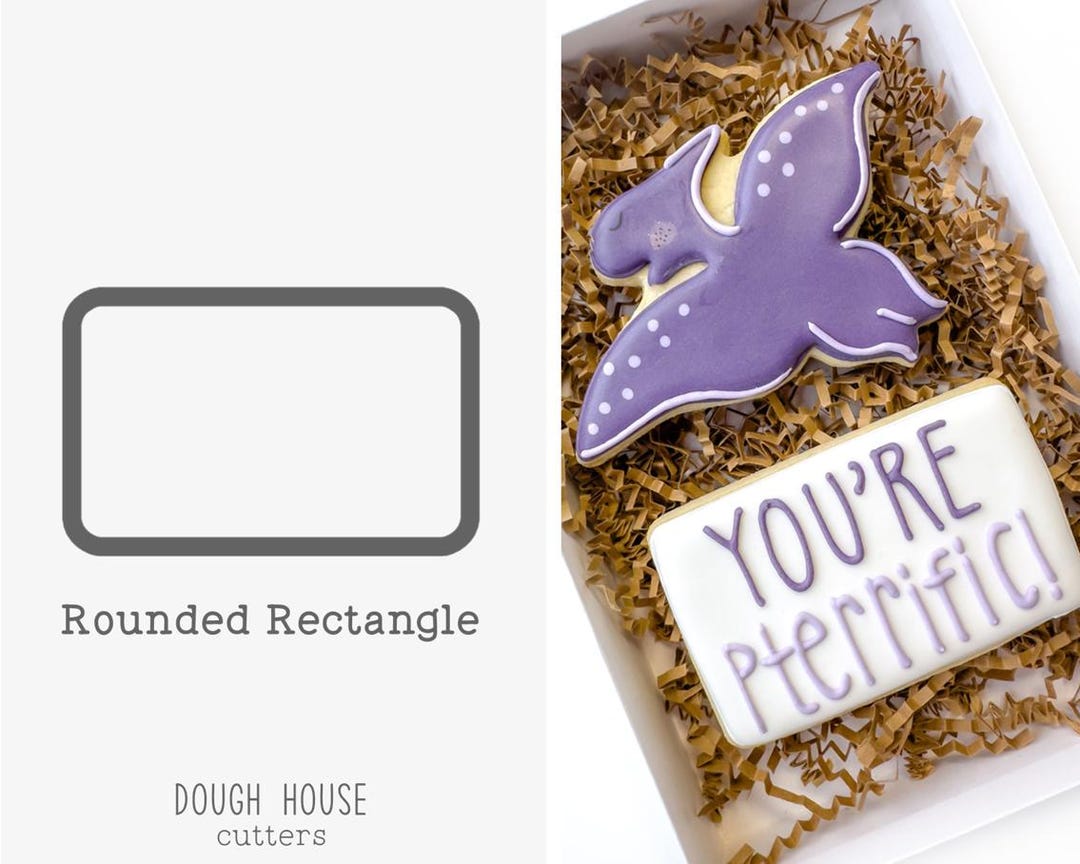 Rounded Rectangle Cookie Cutter - Etsy