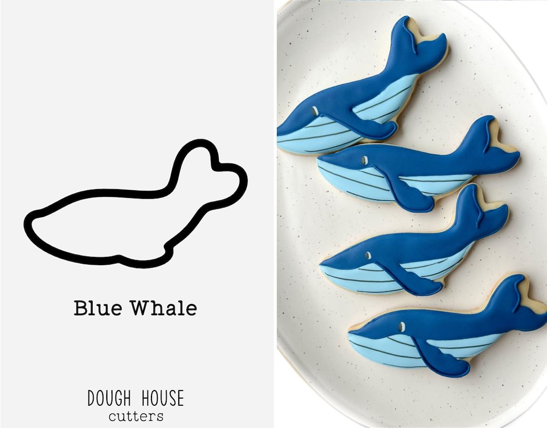Blue Whale Cookie Cutter - Etsy