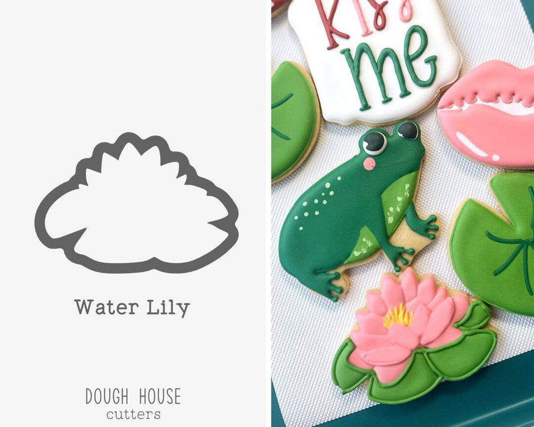 Water Lily Cookie Cutter - Etsy
