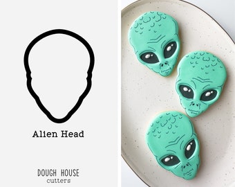 Alien Head 100 Cookie Cutter - Etsy