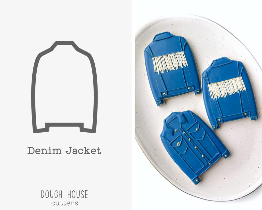 Denim Jacket Cookie Cutter - Etsy