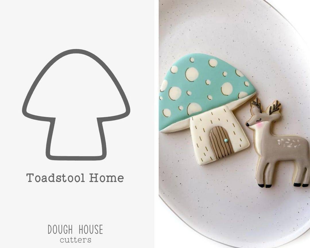 Toadstool Home Cookie Cutter - Etsy