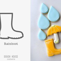 Rain Boot Cookie Cutter - Etsy