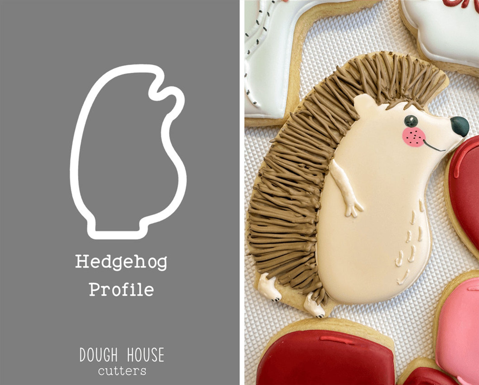 Hedgehog Profile - Etsy