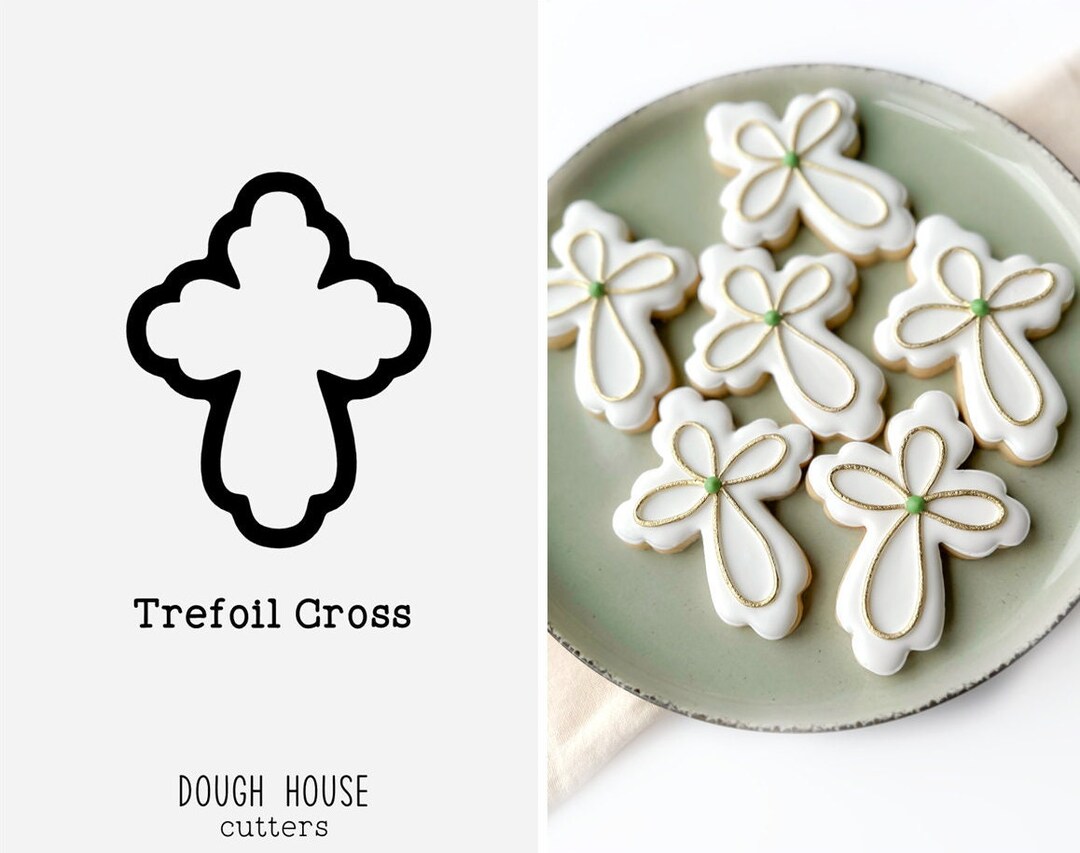 Trefoil Cross Cookie Cutter - Etsy