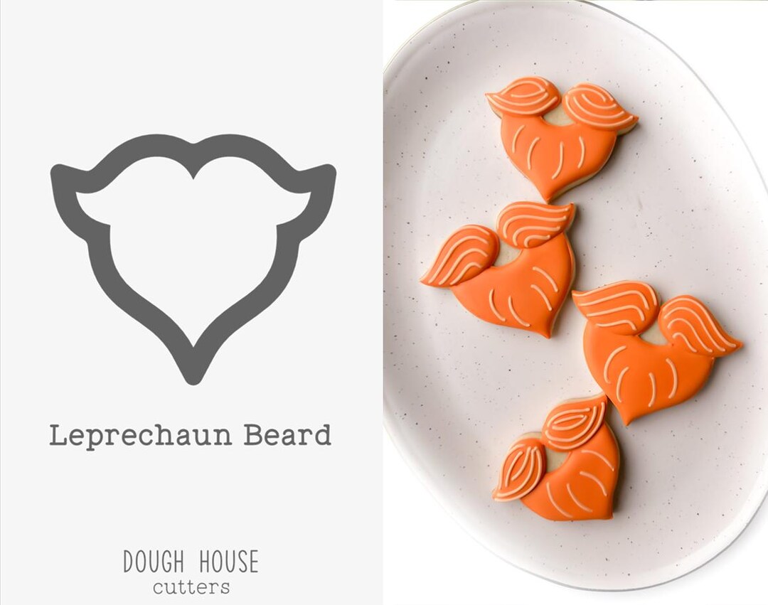 Leprechaun Beard Cookie Cutter - Etsy